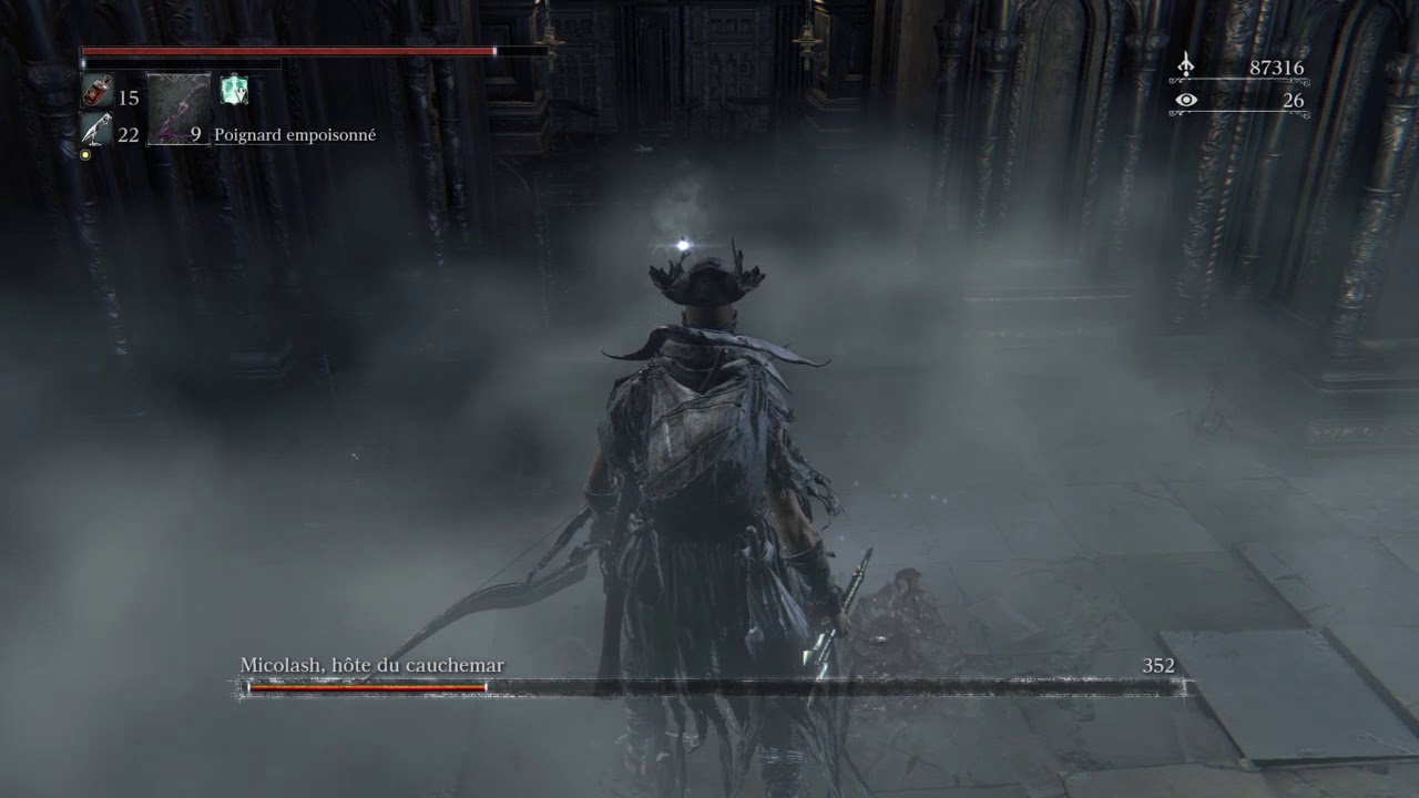 Kill Micolash with simon 's bow (BLOODBORNE) - YouTube
