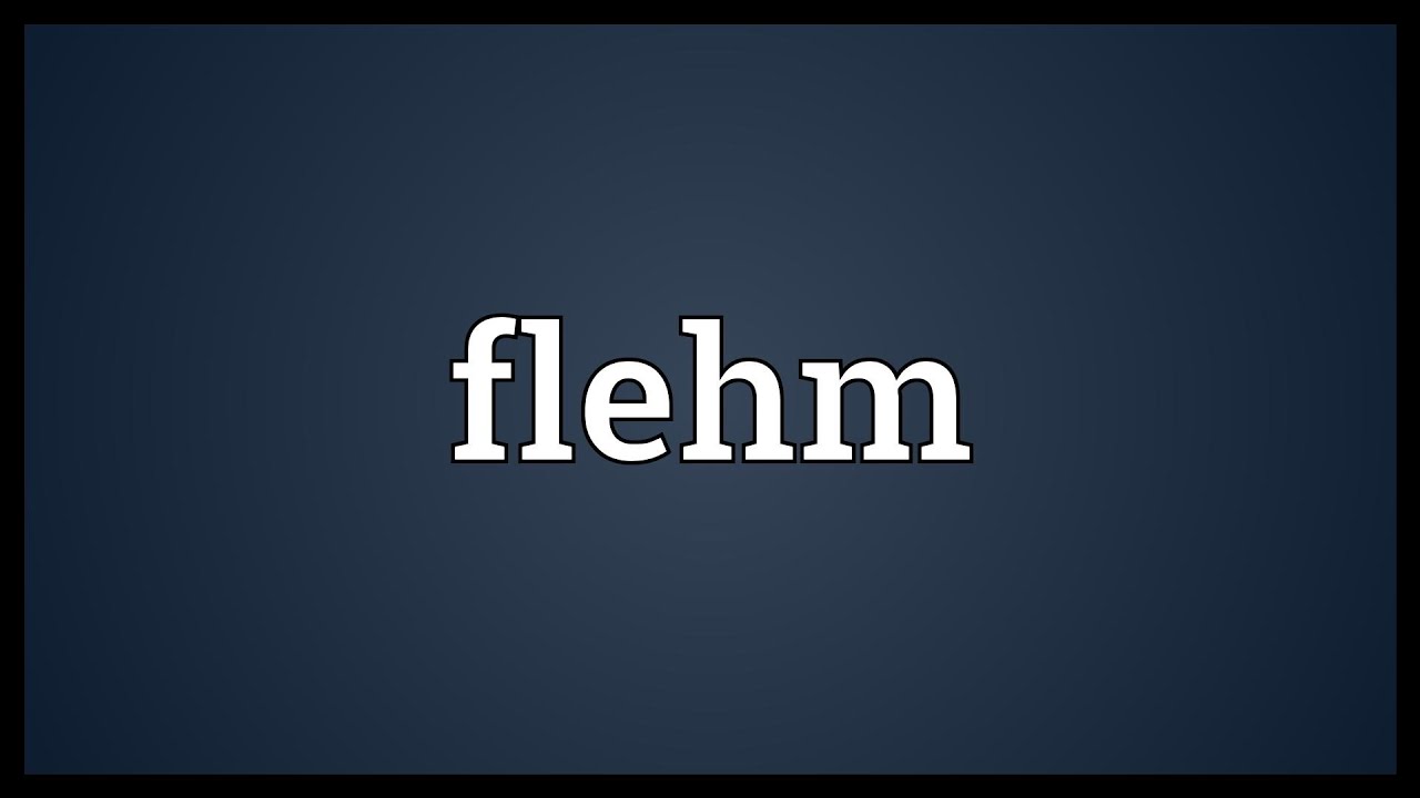 Flehm Meaning - YouTube