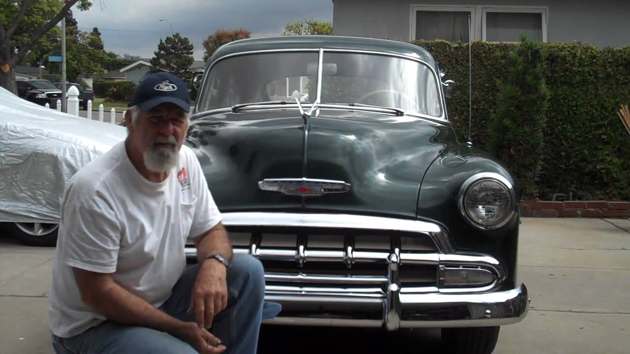 Junior and his 52 Chevy Fleetline - YouTube