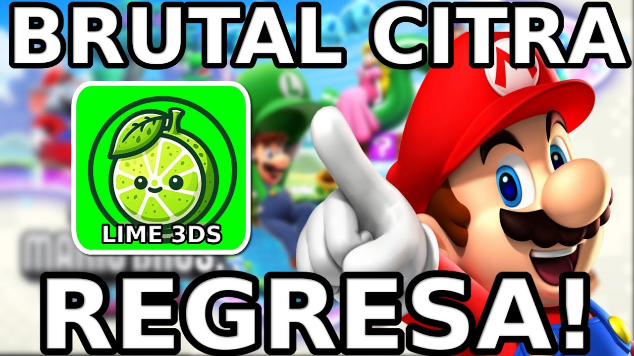 BRUTAL: ¡CITRA REGRESÓ COMO LIME 3DS EL NUEVO EMULADORES DE NINTENDO ...