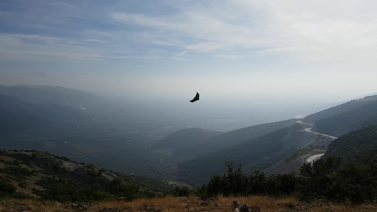 GPF-140 ~ a Greek foamy flying wing slope soaring _ 3 - YouTube