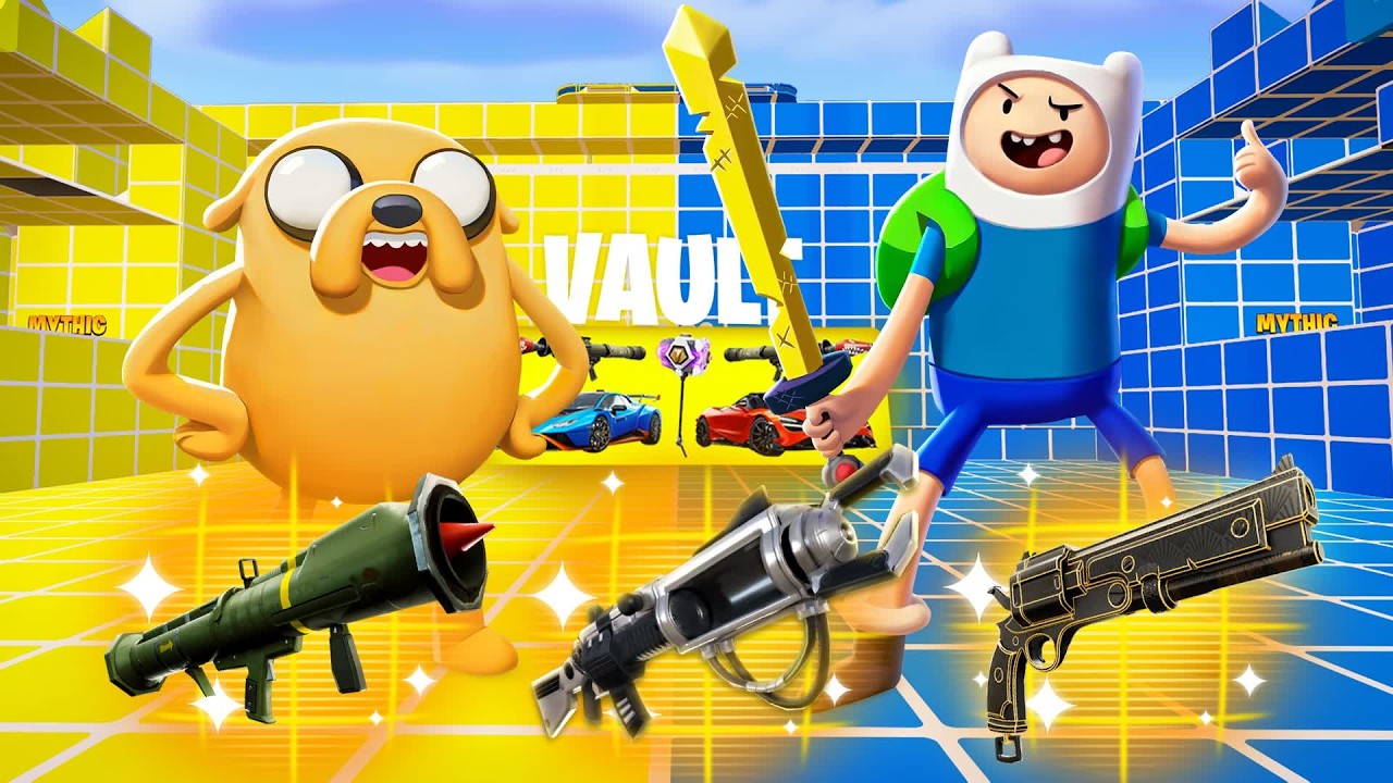Finn with Jack the Dog! | Adventure Time Collab Skins in Zero Build ...
