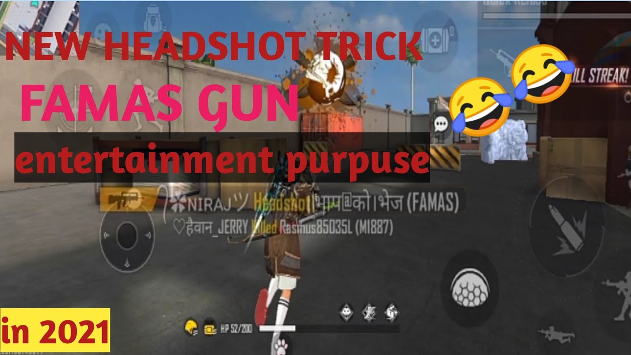 FF new headshot trick||new headshot trick with great fun||FF GAMING||√ ...