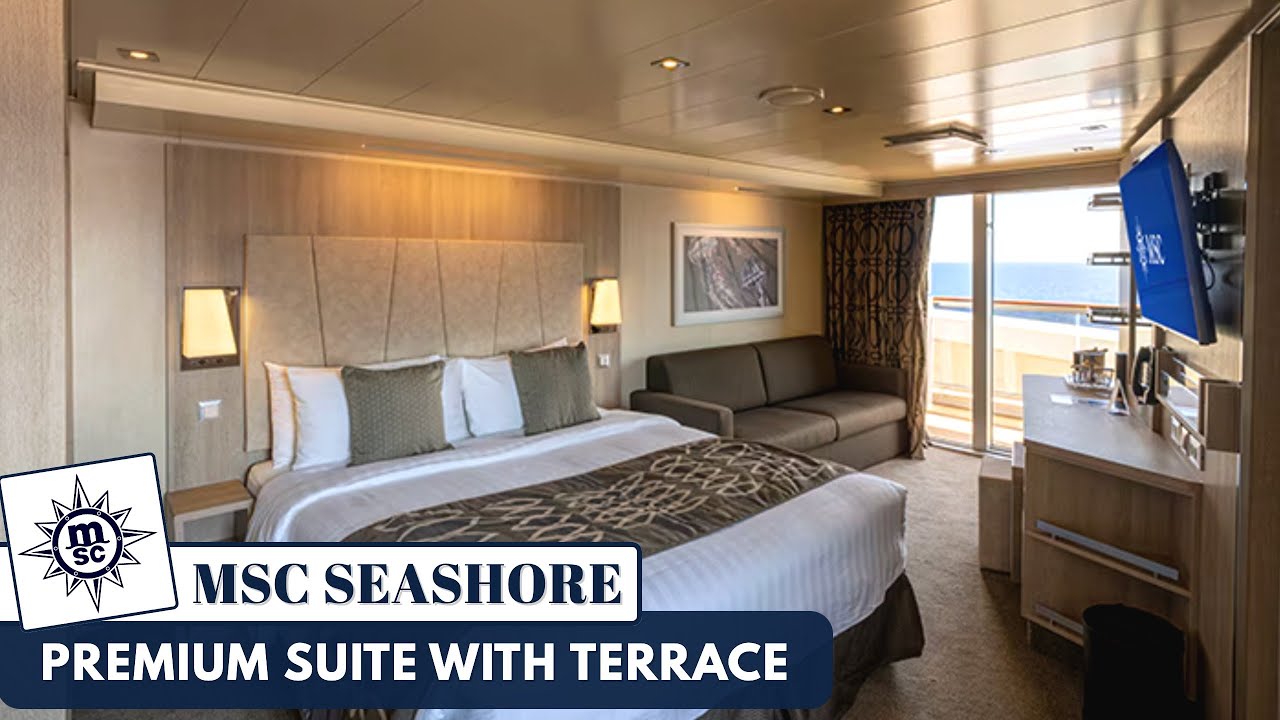MSC Seashore | Aurea Premium Suite with Terrace Full Walkthrough Tour | 2024 | 4K - YouTube