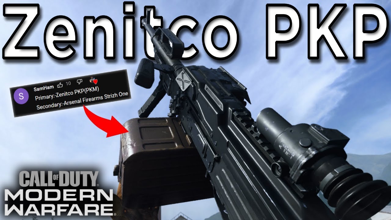 Zenitco PKP Pecheneg (PKM) on Modern Warfare PS5 Gameplay - YouTube