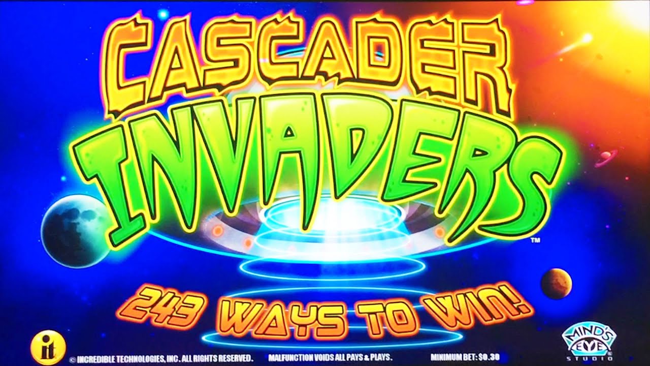 ++NEW Cascade Invaders slot machine, #G2E2015, IT - YouTube