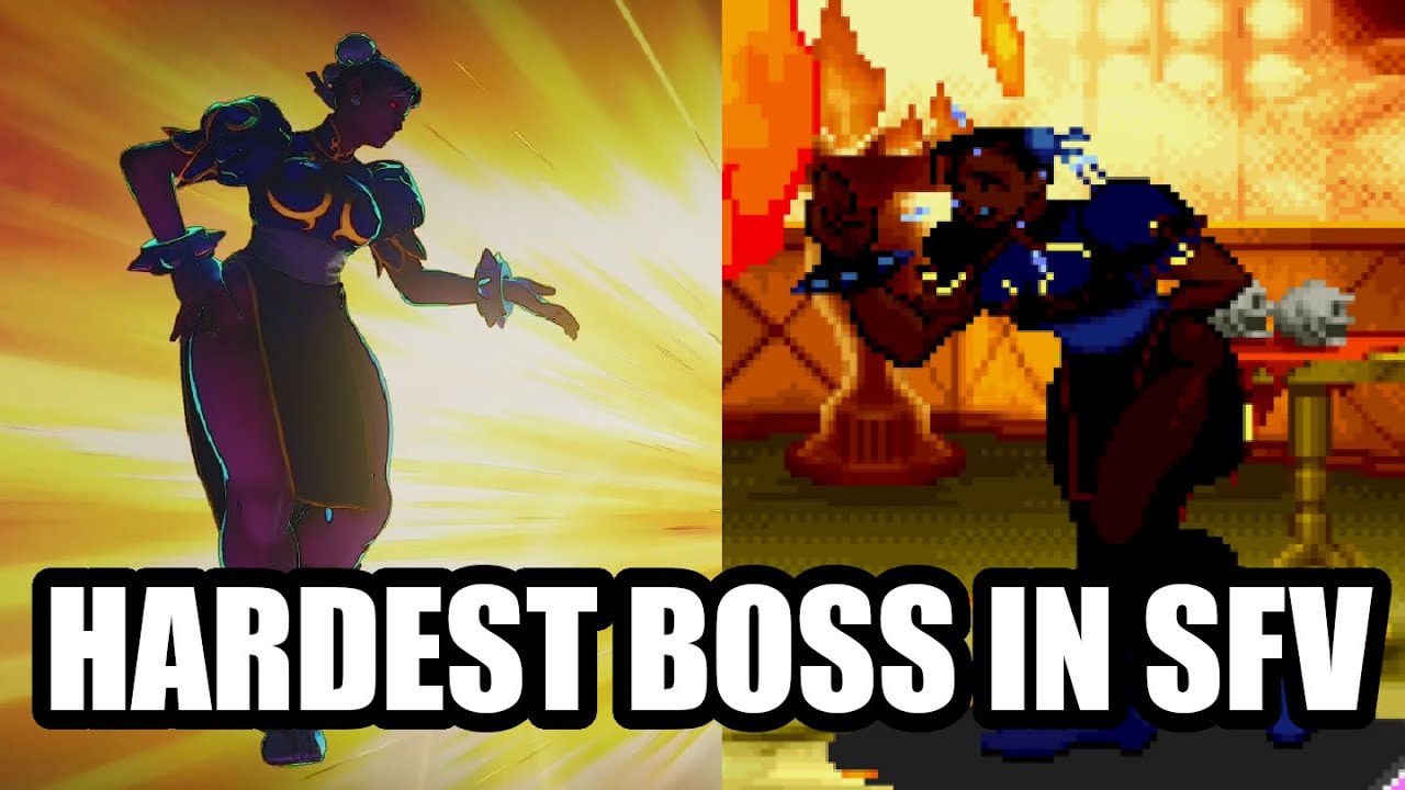 The HARDEST Boss in SFV - Shadow Lady Highlight - YouTube