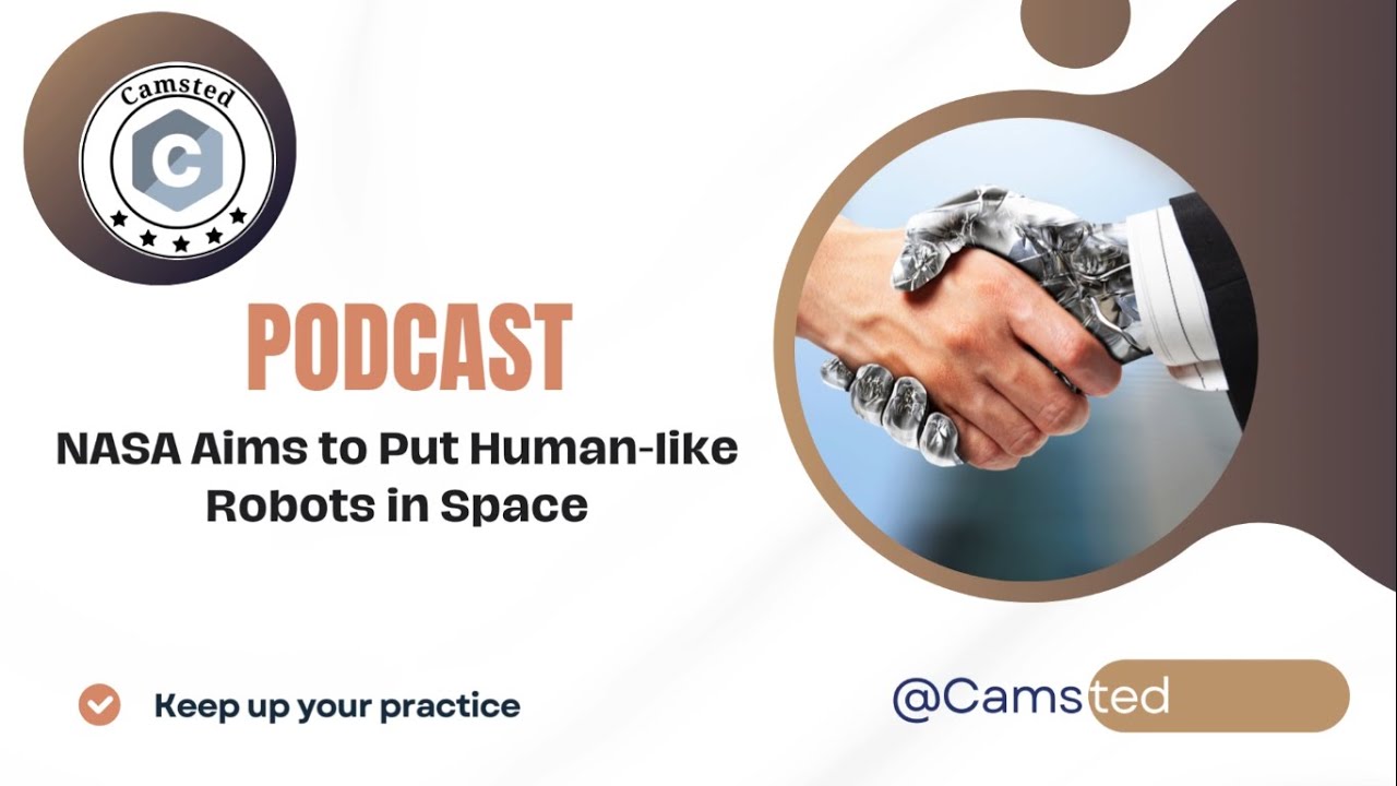 PTE Podcast - Listening Practice - Learning English || NASA Aims to Put ...