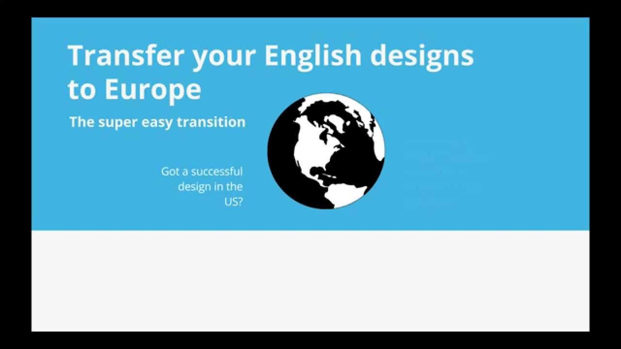(1) English Designs in Europe - YouTube