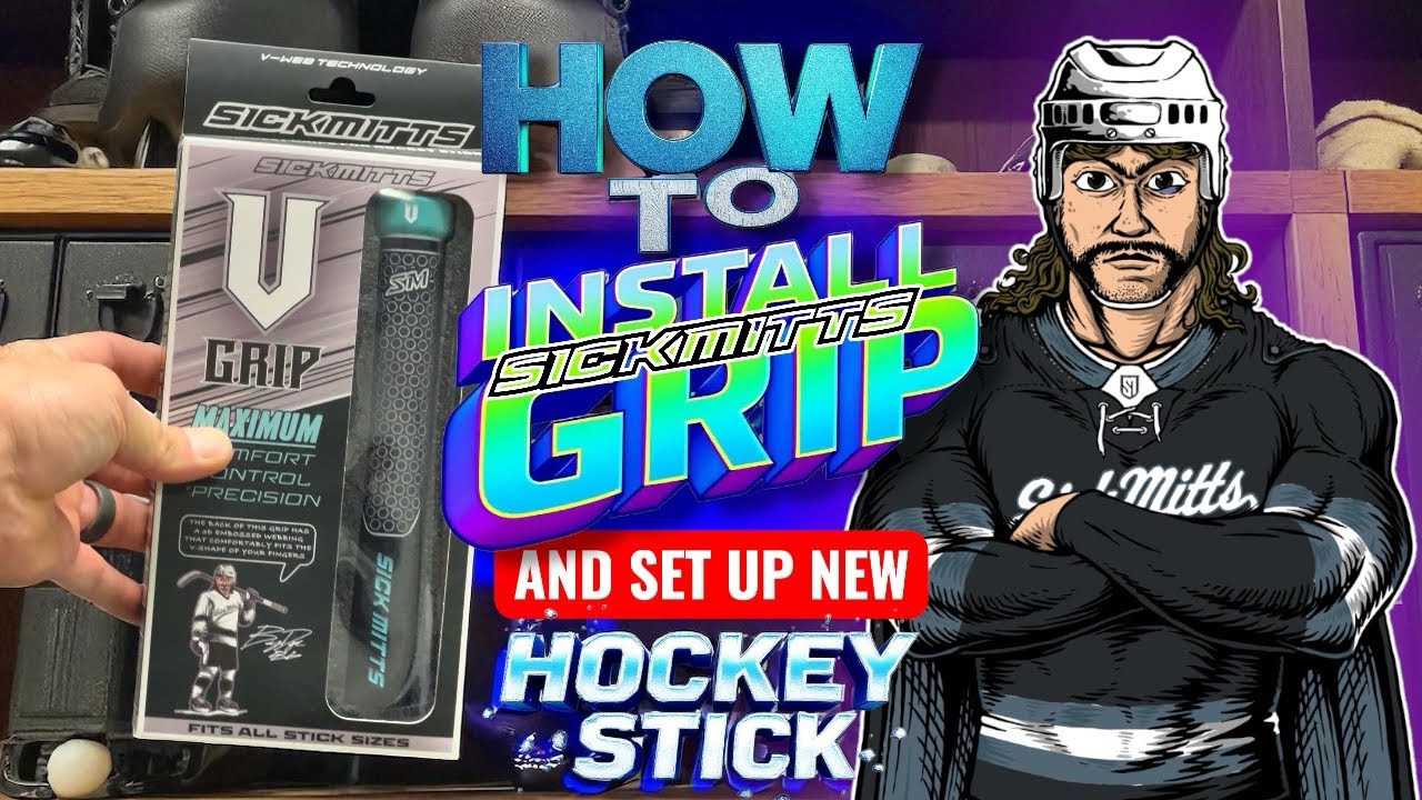 HOCKEY GRIP INSTALL NEW HOCKEY STICK - YouTube