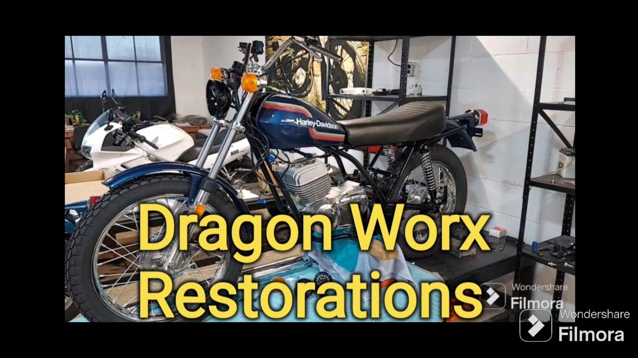 1975 Harley SS250 Restoration progress - YouTube