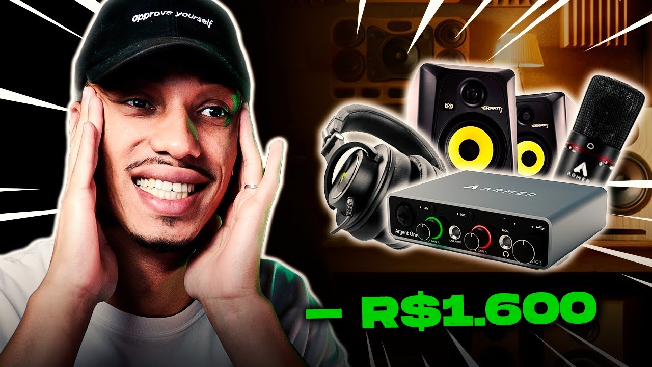 COMO MONTAR UM HOME STUDIO BOM E BARATO EM 2O24 - YouTube