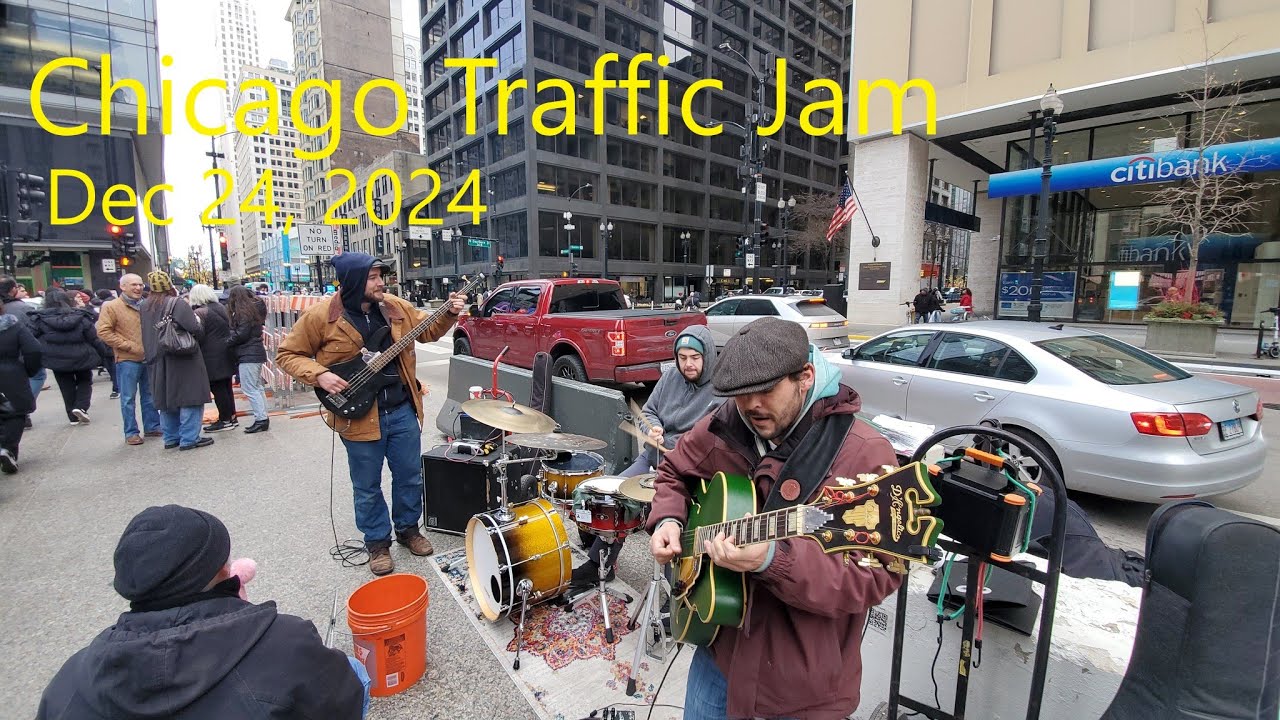 The Chicago Traffic Jam Band in downtown #Chicago #Illinois #USA (Dec ...