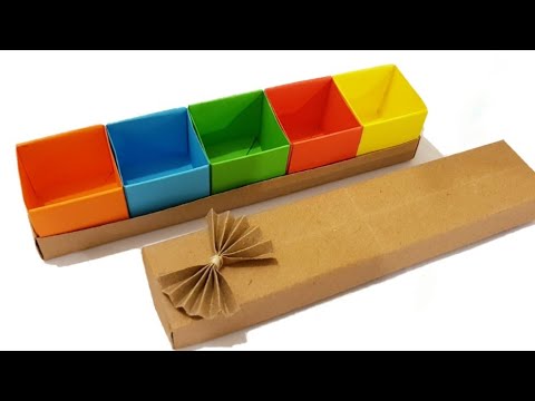 No Glue Paper jewelry box DIY | How to make a jewelry box | origami ...