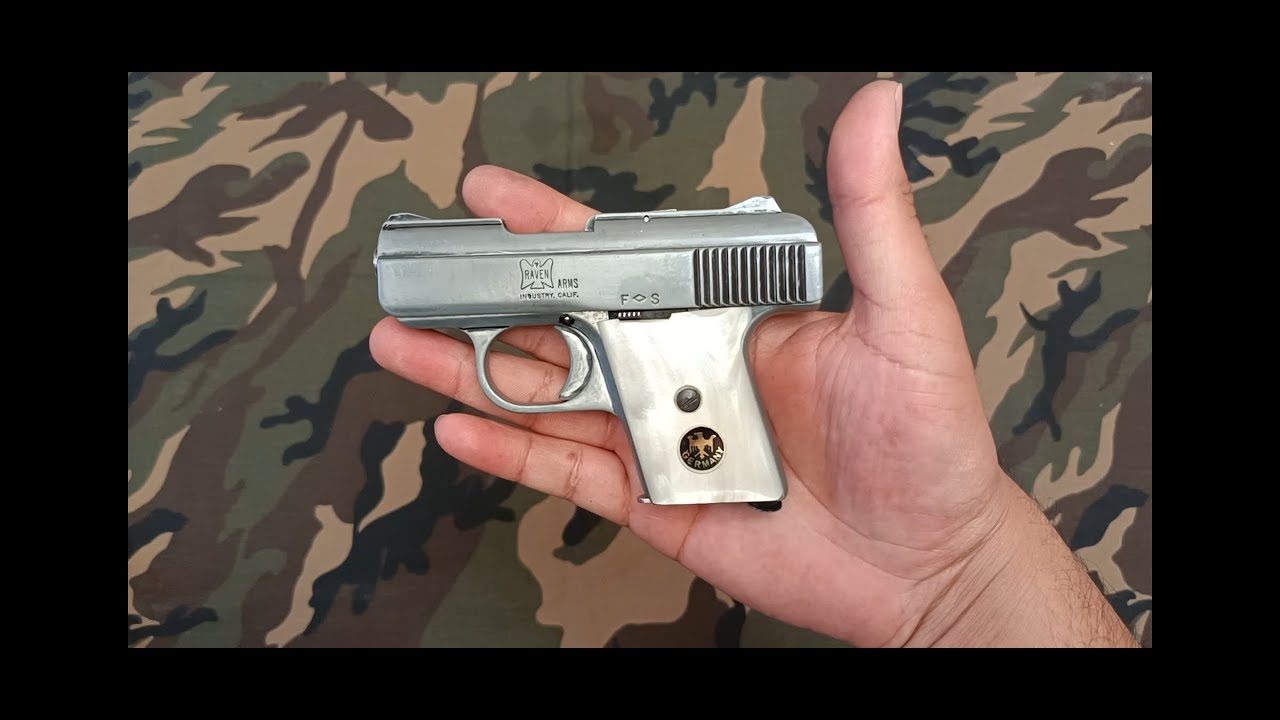 Desarme y limpieza basico de la pistola RAVEN cal, 25 acp - YouTube