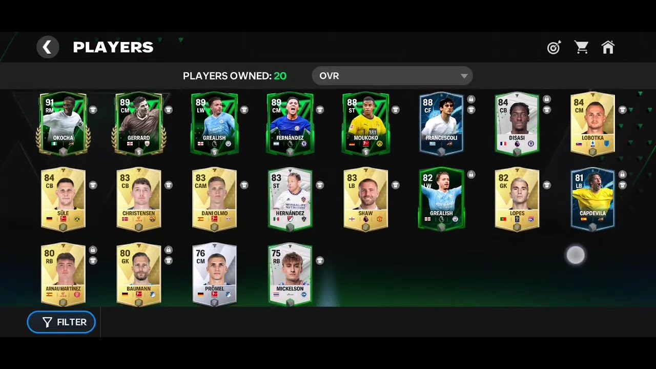 My Current EA FC Mobile Team - YouTube
