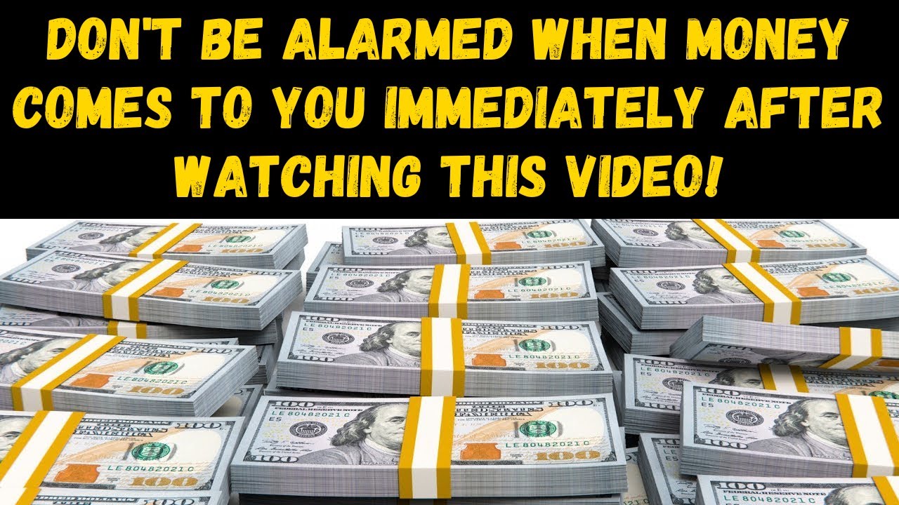 You will get a lot of money after watching this video just one time ...