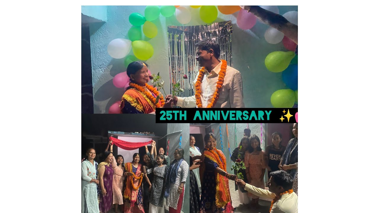 bade papa aur badima ki 25 anniversary 💓 - YouTube