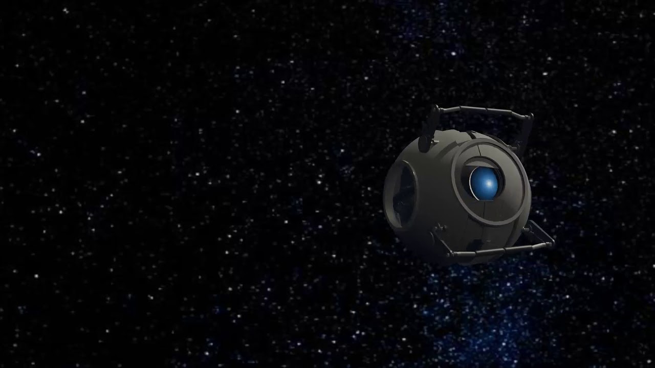 Portal 2 wheatley in space! (animation) - YouTube