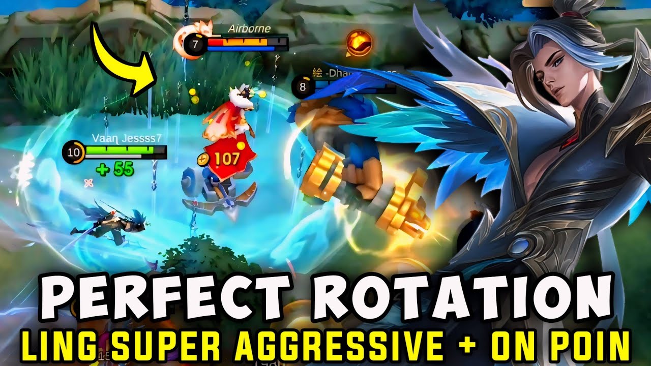 PERFECT ROTATION || LING SUPER AGGRESSIVE & ON POIN GAMEPLAY!🔥🔥 LING ...