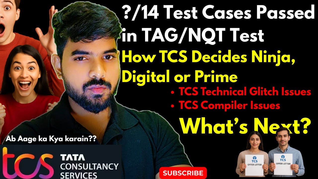 TCS TAG Test: How Many Test Cases Decide Ninja, Digital or Prime Role ...
