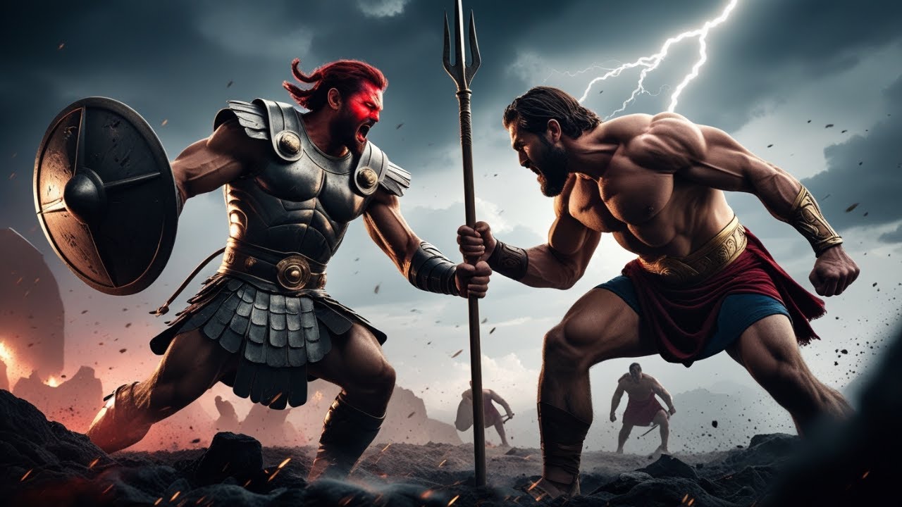 The God of War Falls: Ares vs. Hercules – A Legendary Battle Unveiled ...