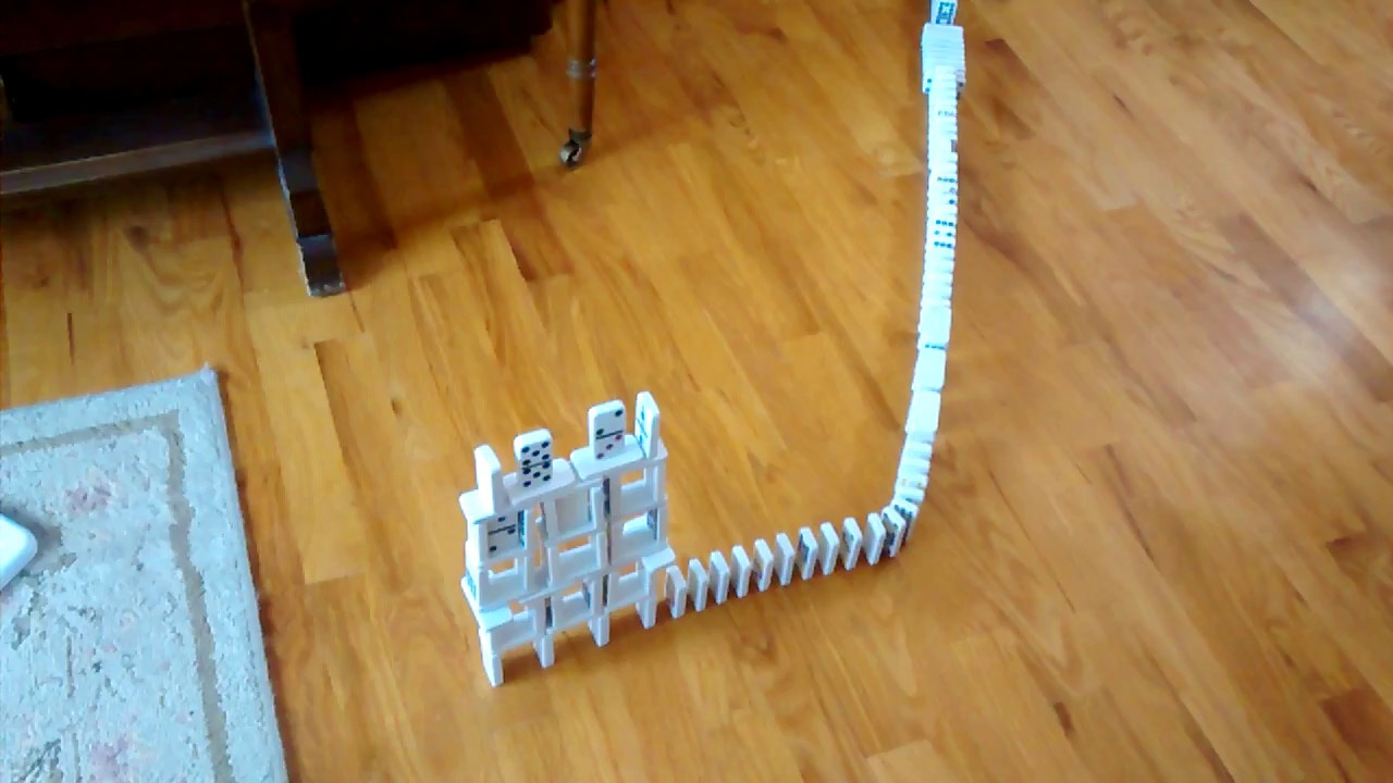 EPIC Domino Fail - YouTube