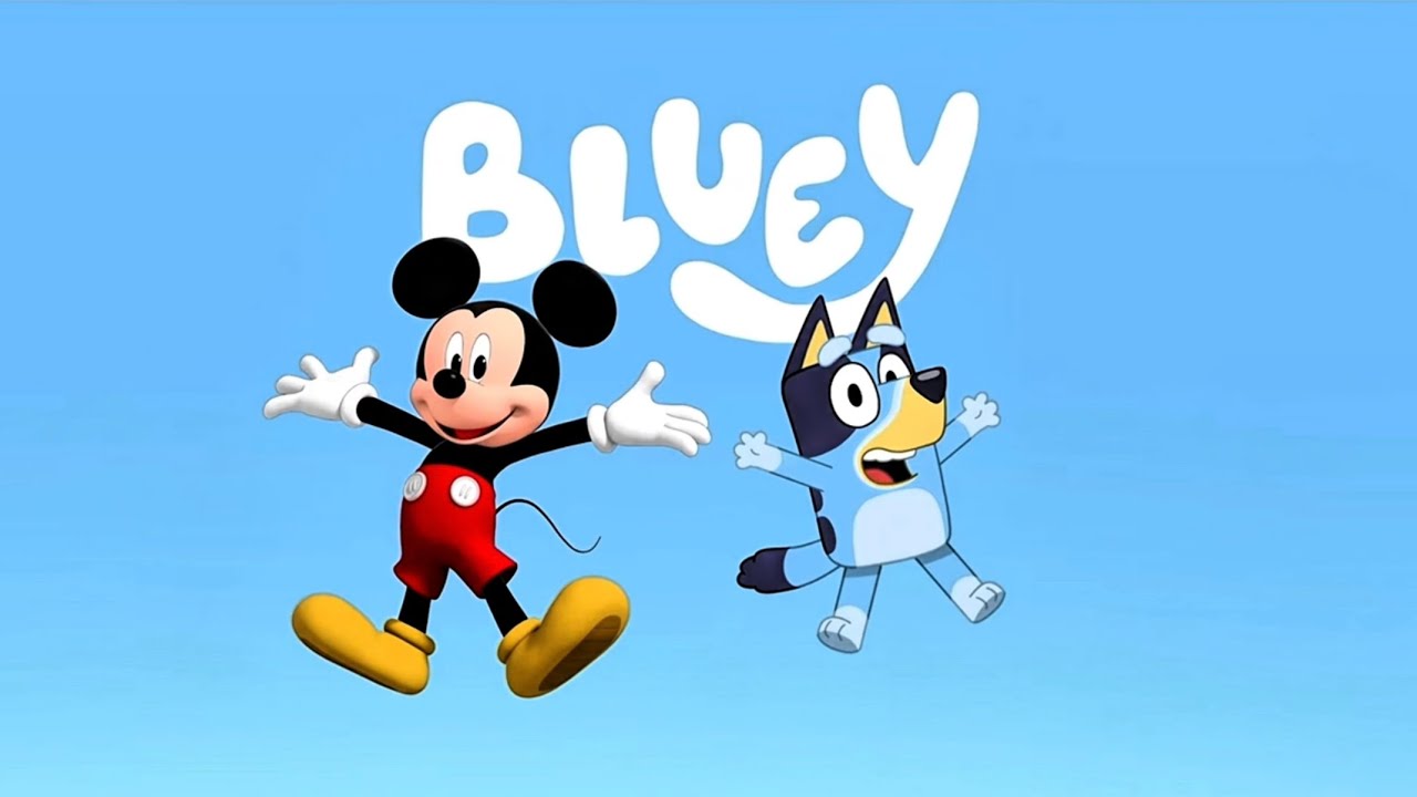 Mickey Mouse x Bluey Crossover ️ 🩵 - YouTube
