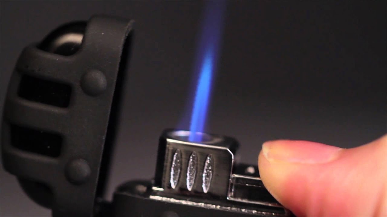 Vector KGM Max Single Flame Butane Lighter - YouTube