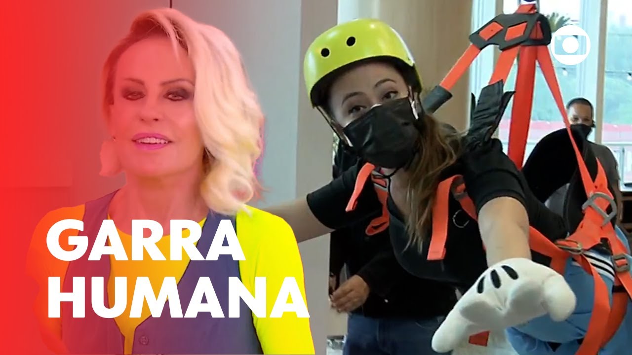 Feed da Ana: Ju brinca com a GARRA HUMANA | Mais Você | TV Globo - YouTube