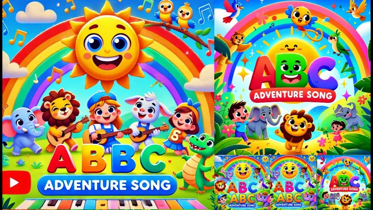 "The ABC Adventure Song" | Kids Adventure Series"| cartoons for kids ...