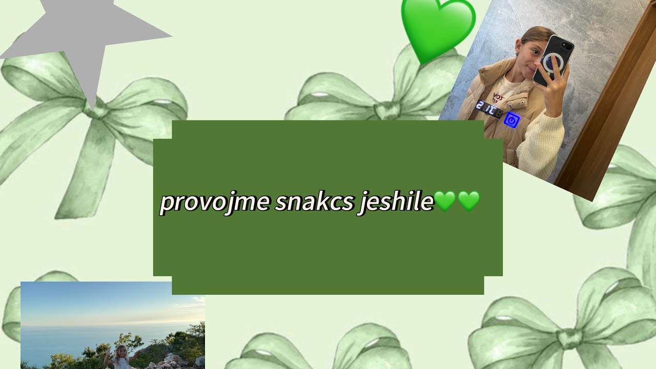 Provojme snakcs jeshil 💚💚💚 - YouTube
