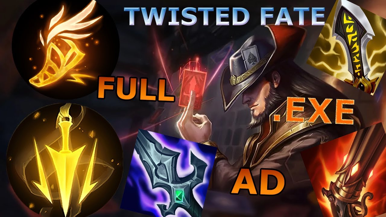 TWISTED FATE FULL AD.exe || Wild Rift - YouTube
