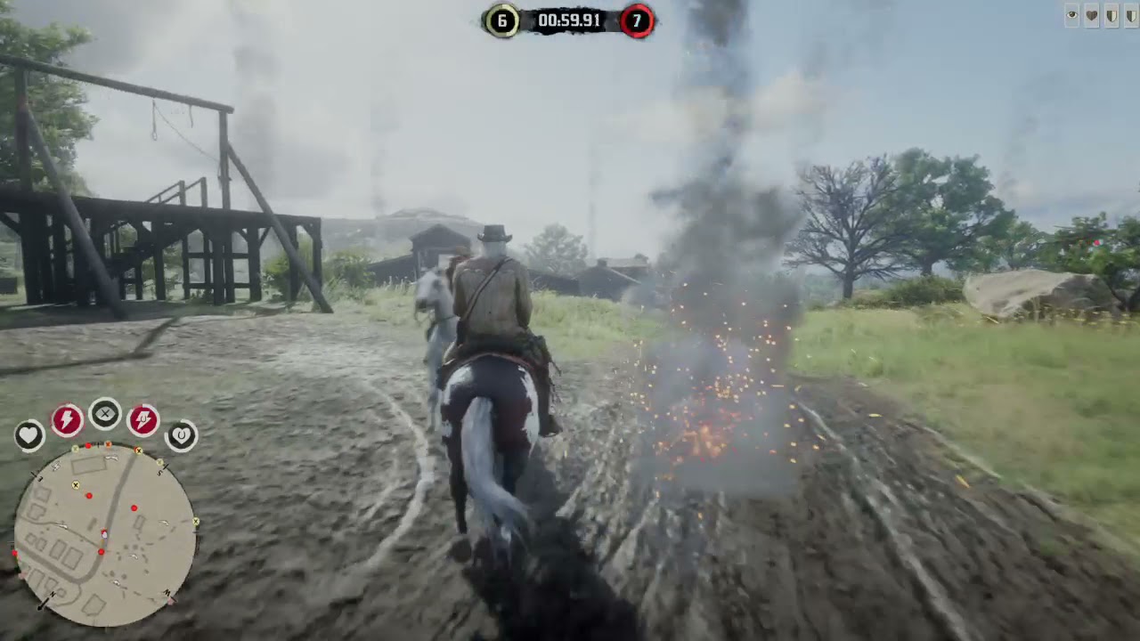 Red Dead Redemption 2 Valentine Open Route - YouTube