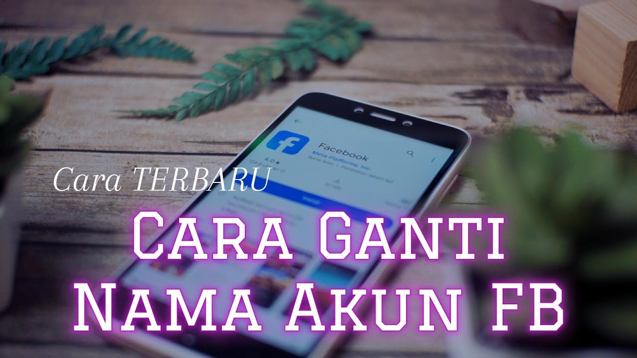 cara TERBARU mengganti nama akun FB di META pusat akun - YouTube