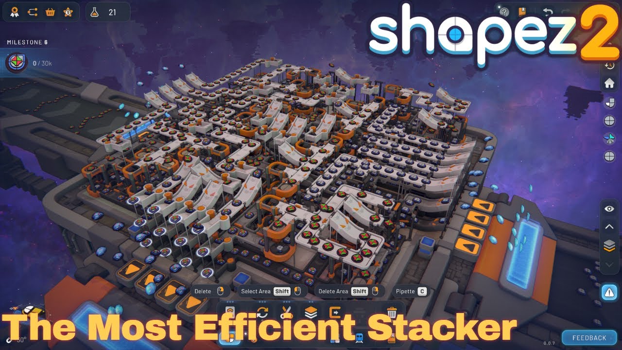 Compact Stacker Saves The Day | Shapez 2 | Ep.9 - YouTube