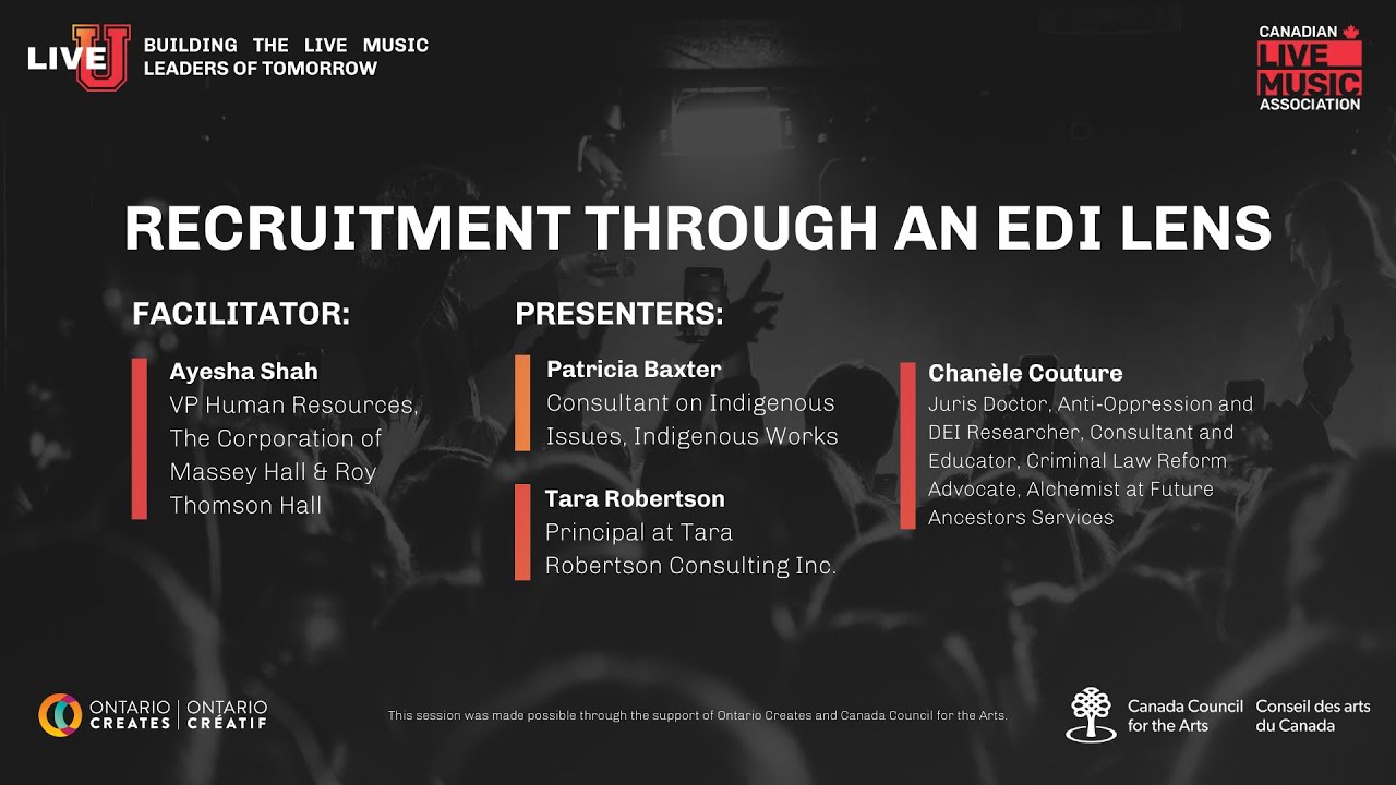 Recruitment Through an EDI Lens | Live U - YouTube