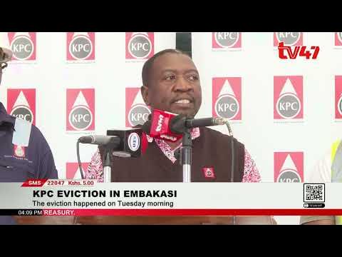 KPC Evicts Evict Illegal Squatters From Its Pipeline Wayleave Land At Former Taj Mall Site - YouTube