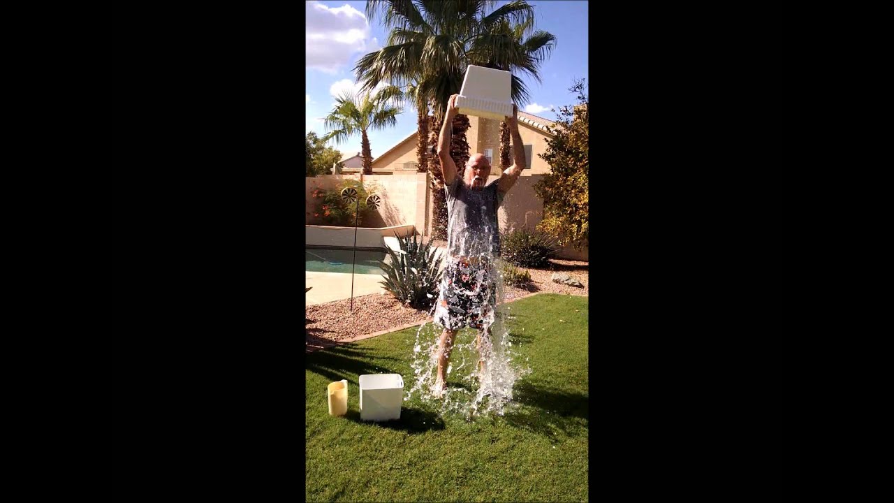 Cooling off Ed Robota - The ALS Ice Bucket Challenge Accepted - YouTube