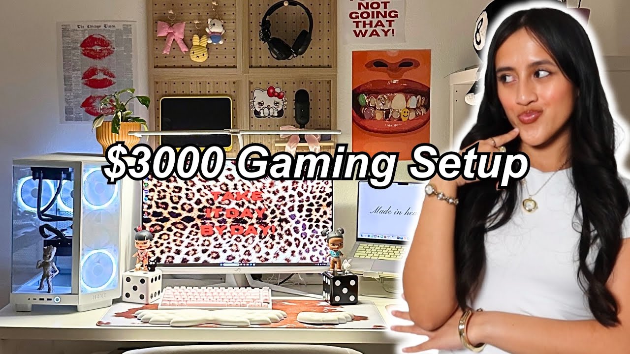 Building my "Cool Girl" Gaming Setup - YouTube