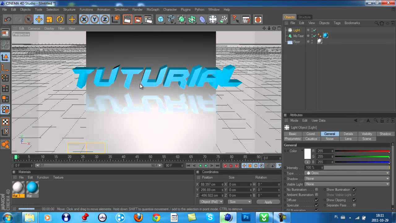 how to make a explosive intro in cinema 4d r12 - YouTube