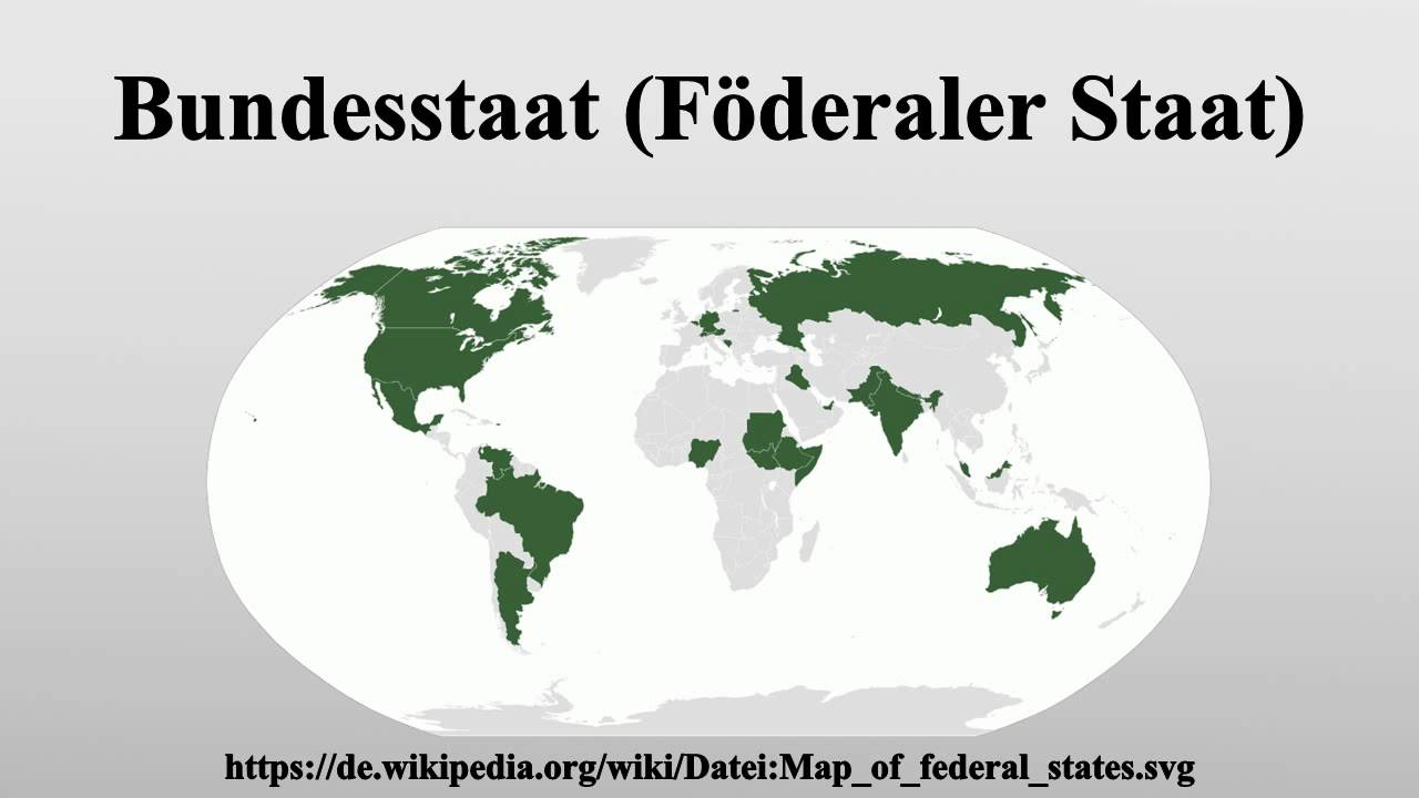 Bundesstaat (Föderaler Staat) - YouTube