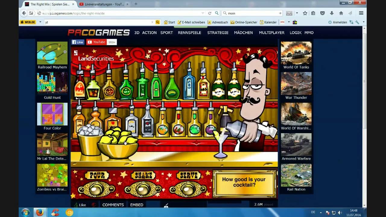 Live bei Pacogames 3 - YouTube