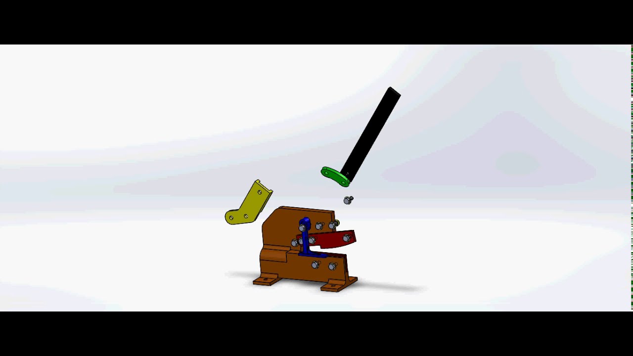 manual shearing device animation - YouTube