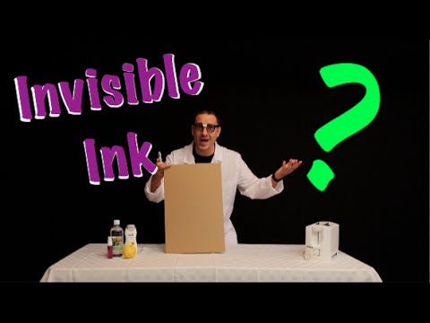 How Does Invisible Ink Work? - YouTube