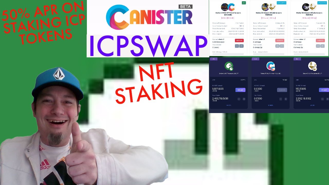 The Internet Computer Staking Icp Tokens and Nft's For Massive Rewards ...
