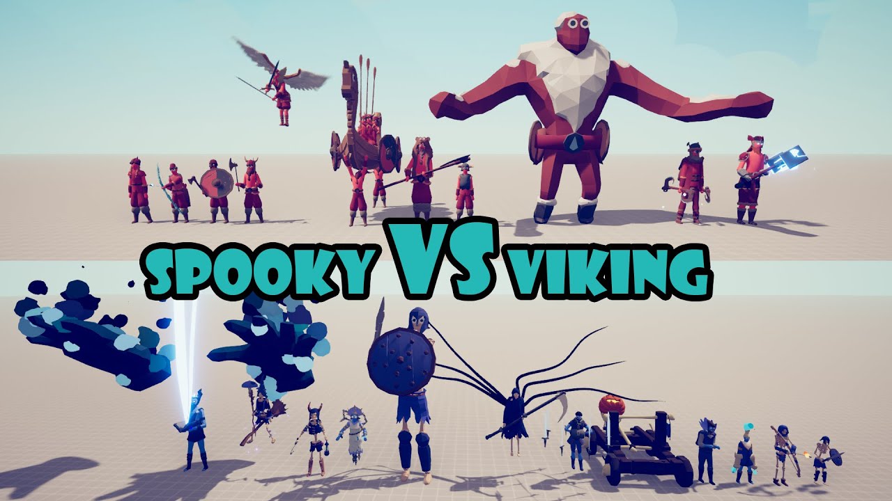 Spooky Team vs Viking Team - Tabs - Totally Accurate Battle Simulator ...