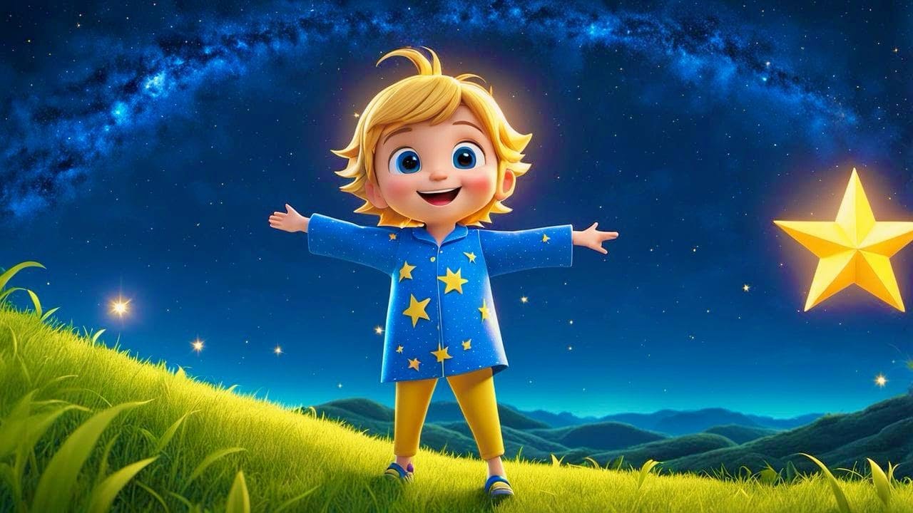 Twinkle Twinkle Little Star | Calm and Soothing Song for Kids | Nursery ...