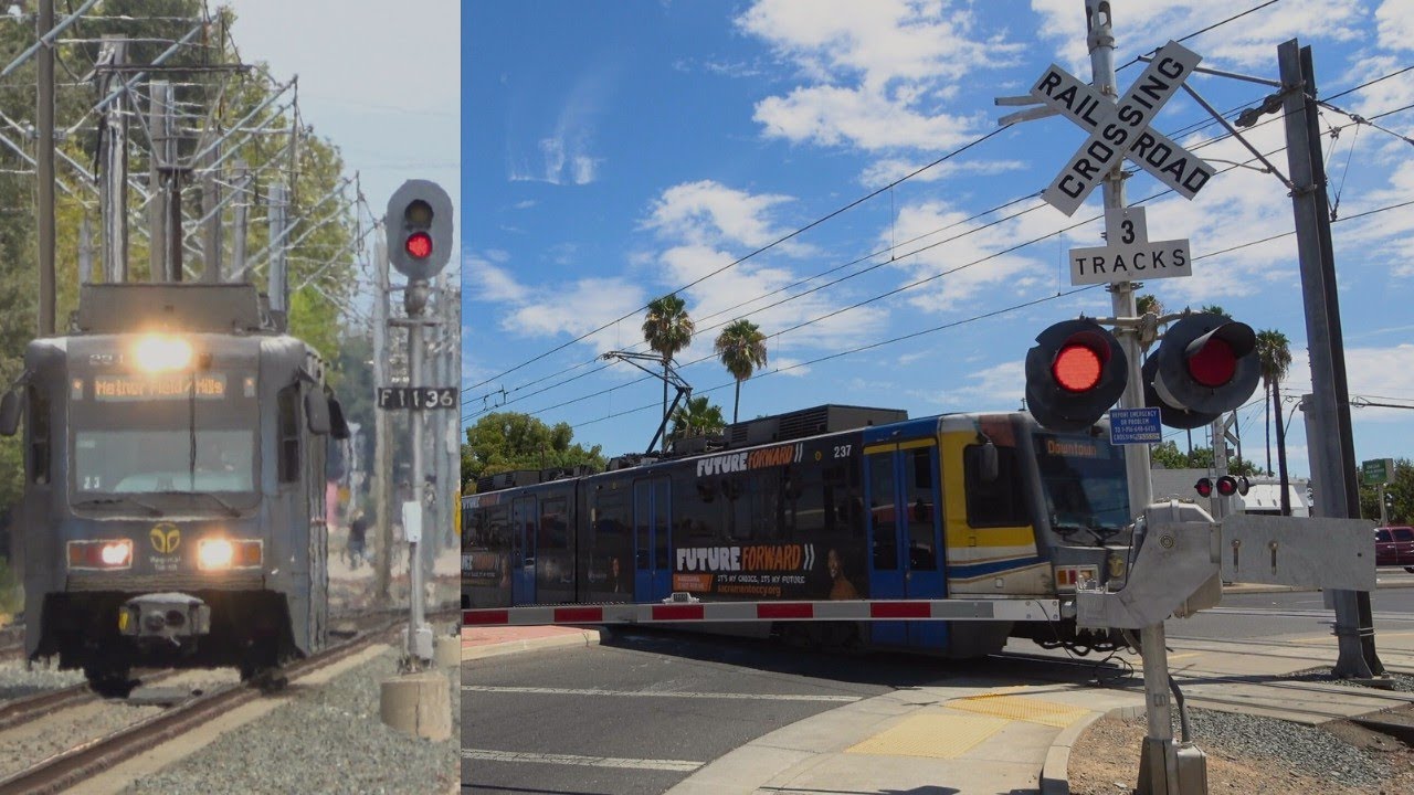 SacRT Light Rail Switching Mather Field/Mills & Mather Field Rd ...