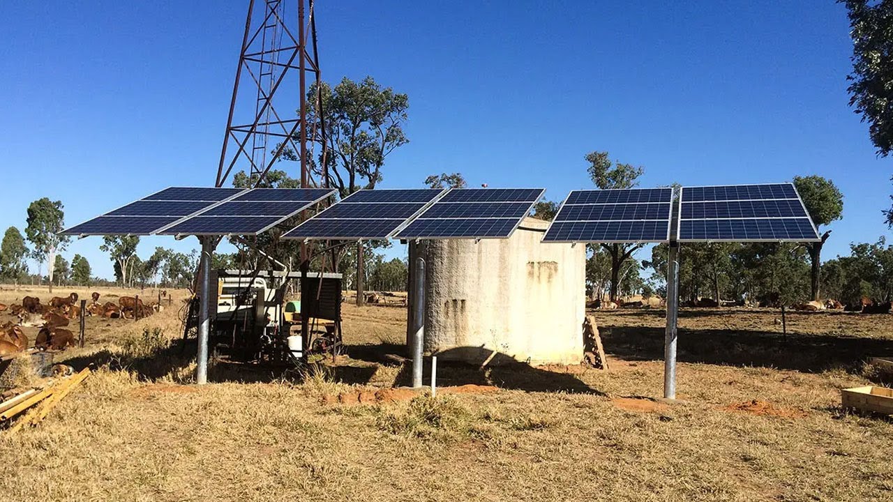 Solar Bore Pump Installations - YouTube